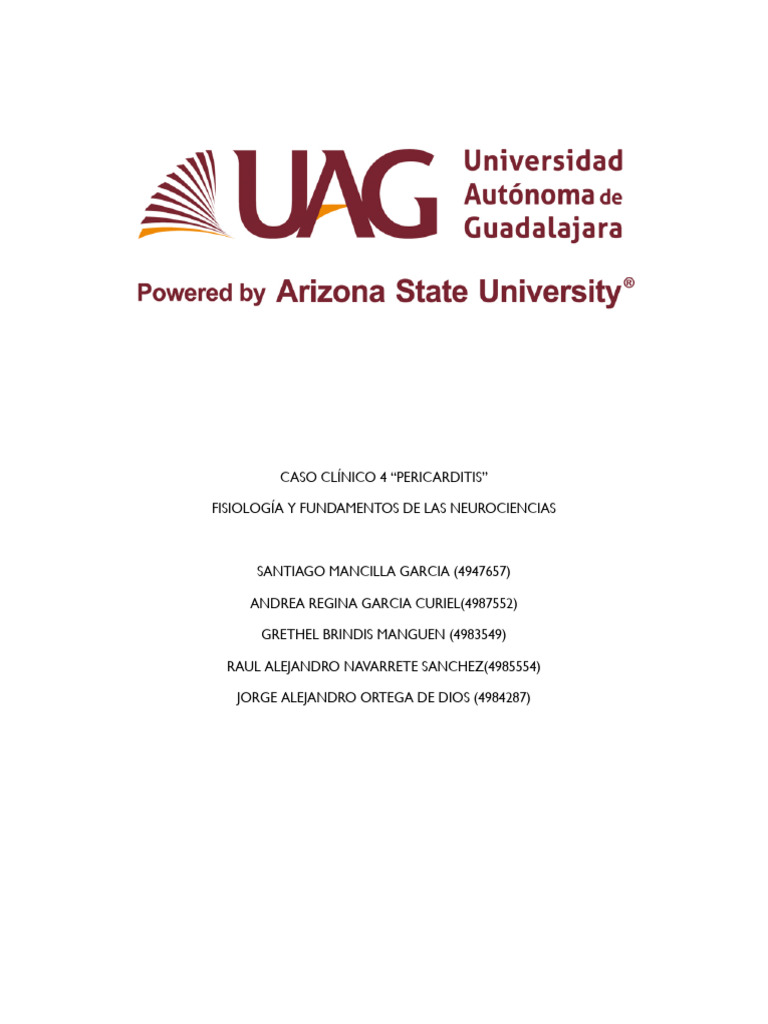 Equipo 1 SC4 Pericarditis | PDF | Corazón | Ventrículo (corazón)