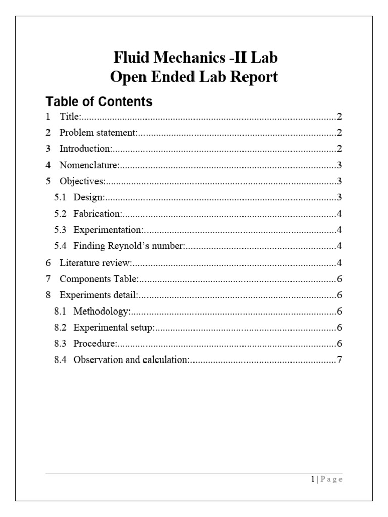 FM-2 OEL report | PDF | Reynolds Number | Fluid Dynamics