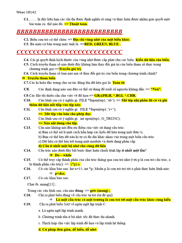 TỔNG HỢP chốt CSLT 1 | PDF