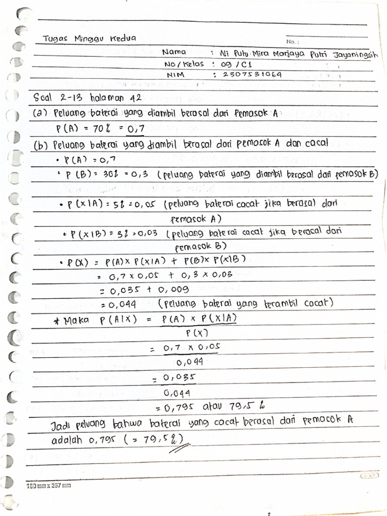 Tugas Minggu Kedua | PDF