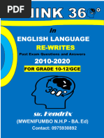 Ecz Standardized Grading System For Grade 7, 9, 12 and Gce Examinations ...