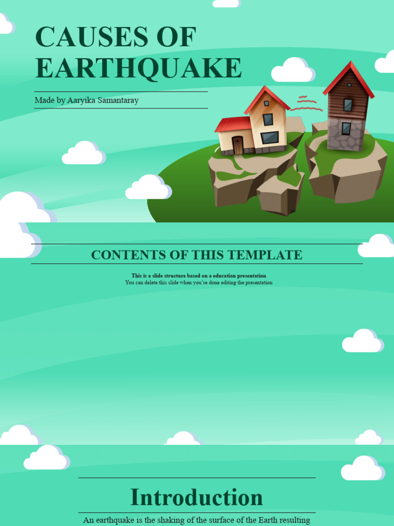 Causes of Earthquakes Explained | PDF | Earthquakes | Disasters