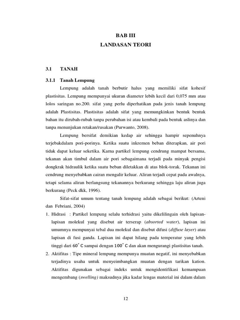 Detail Tanah Lempung dan Parameter Kuat Geser | PDF