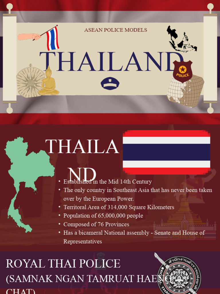 Thai Police Force (ASEAN Police Systems) | PDF | Police | Inspector