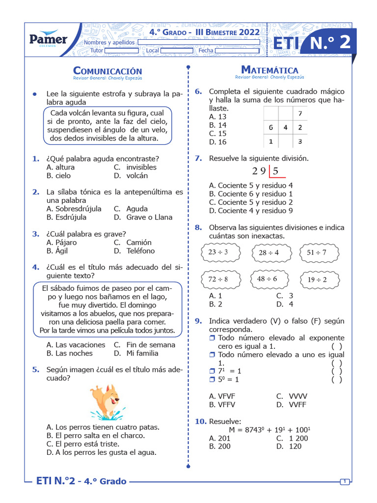 ETI #2 - 4° Grado | PDF | Cartografía