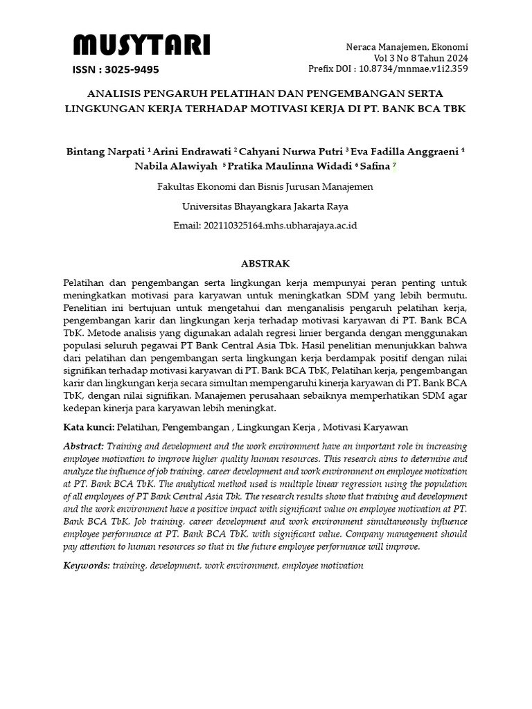 Jurnal Bintang Musytari | PDF