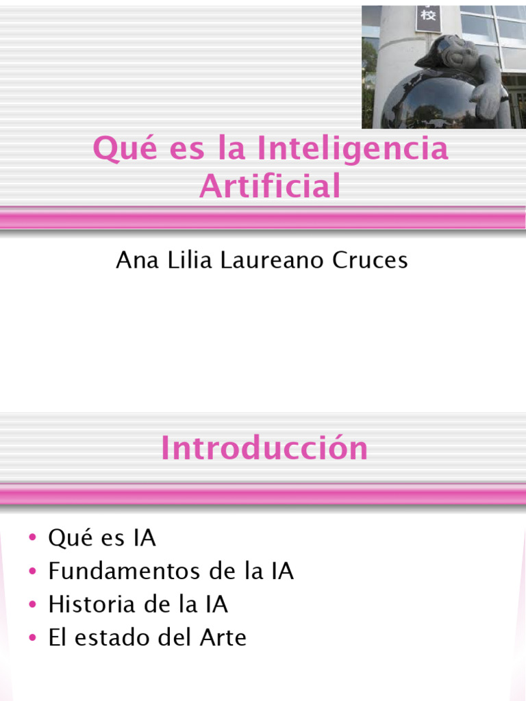 Introduccion_IA(Fundamentos) | PDF | Inteligencia artificial | Inteligencia (IA) y semántica