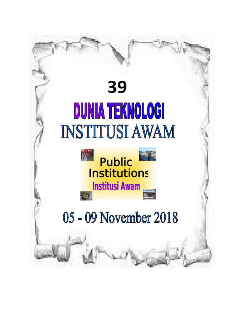 RPH 39.... 2018 Institusi Awam | PDF