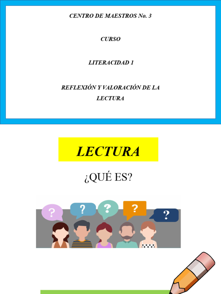 Reflexión y Metacognición en Lectura | PDF | Conocimiento | Comprensión ...