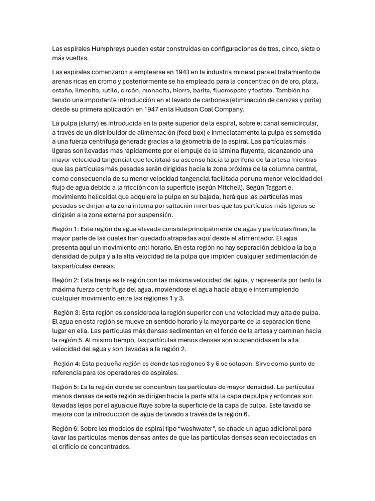 Espirales de Humphreys | PDF | Agua