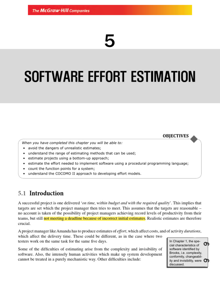 Software Effort Estimation | PDF | Software | System