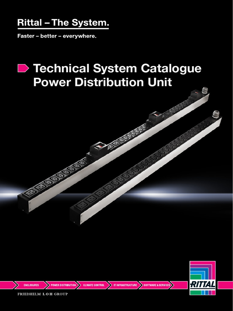 Rittal Technical System Catalogue Power Distribution Unit 5 3942 | PDF ...
