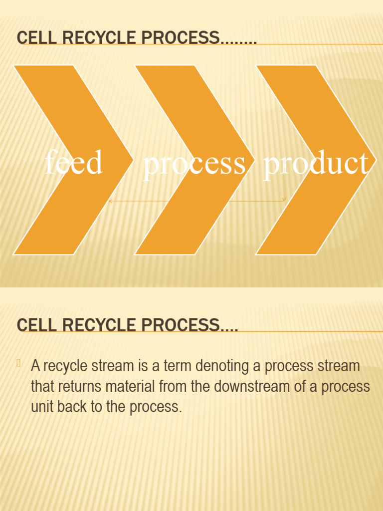 Cell Recycle in Fermentation Processes | PDF | Chemistry | Chemical ...