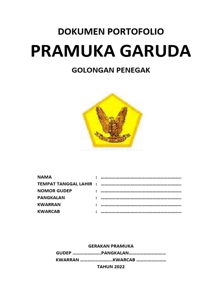 Dokumen Pramuka Garuda Penegak | PDF
