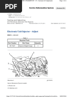 C15 Electronic Unit Injector Adjustment 8453341 | PDF | Fuel Injection ...