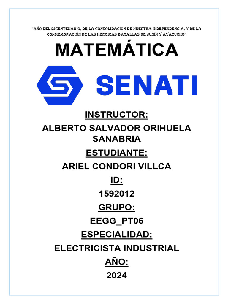ENTREGABLE 3 DE MATEMATICA Senati | PDF | Geometría del plano euclidiano | Formas geométricas