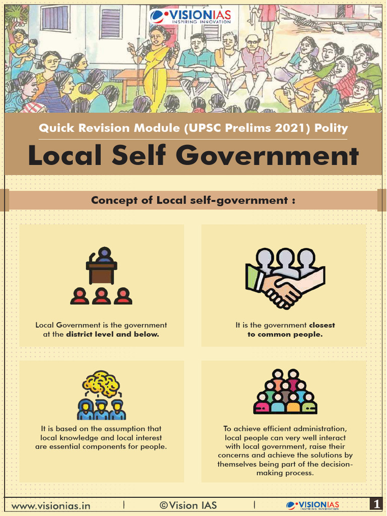 LOCAL GOVERENMENT | PDF | Government | Government Of India