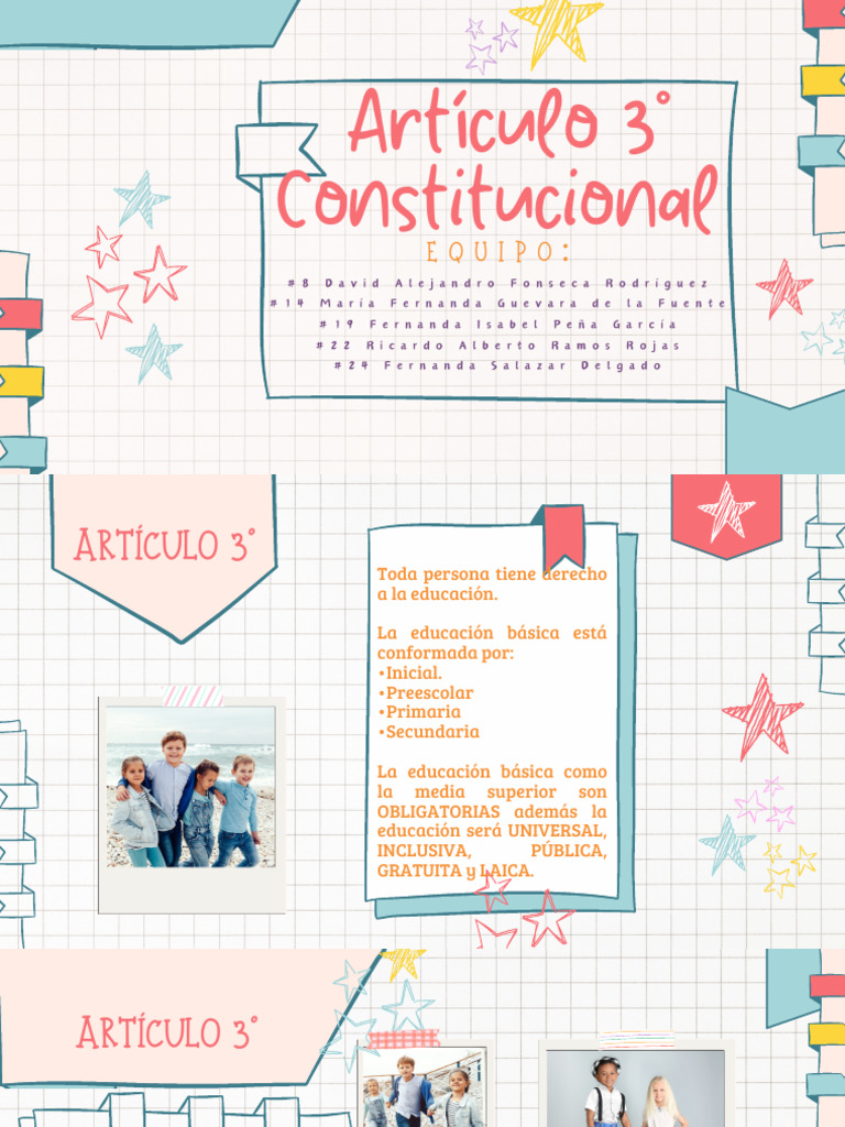 Educación y Derechos en el Art. 3° Constitucional | PDF | Justicia ...