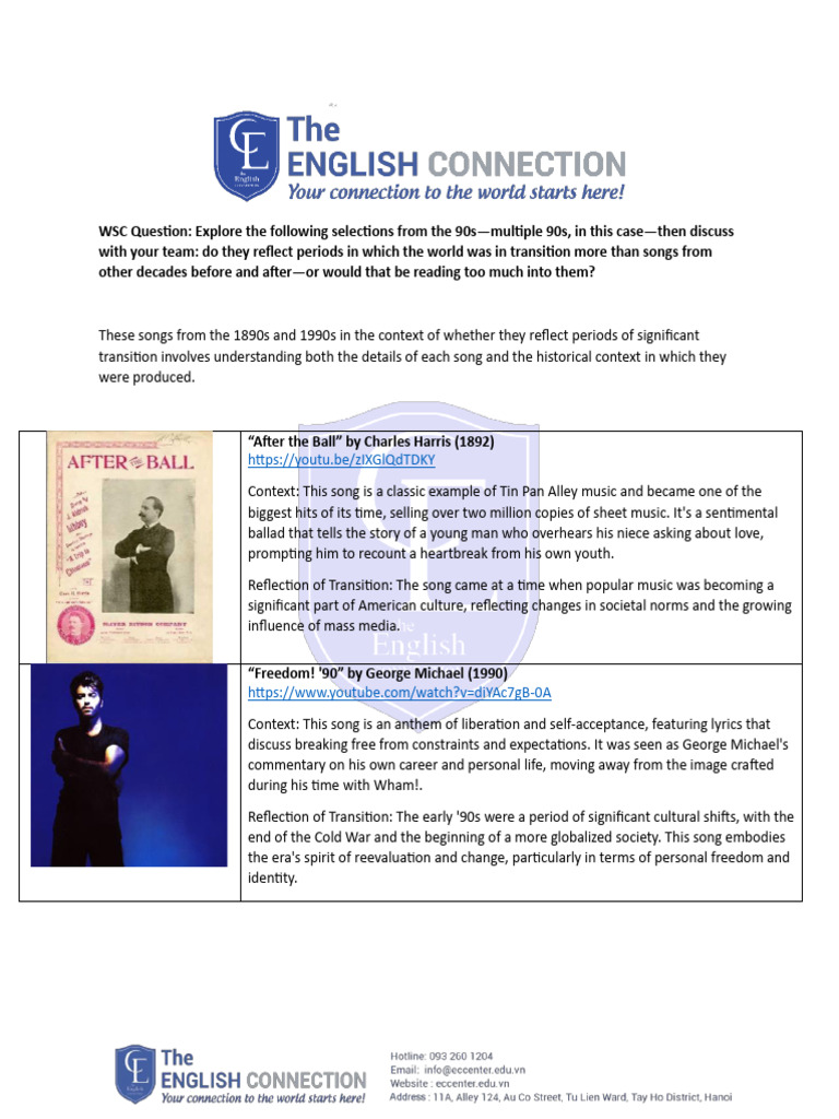 Explore these 90s Songs | PDF