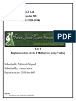 Verilog Code For 4 - 1 Multiplexer (MUX) - All Modeling Styles | PDF ...