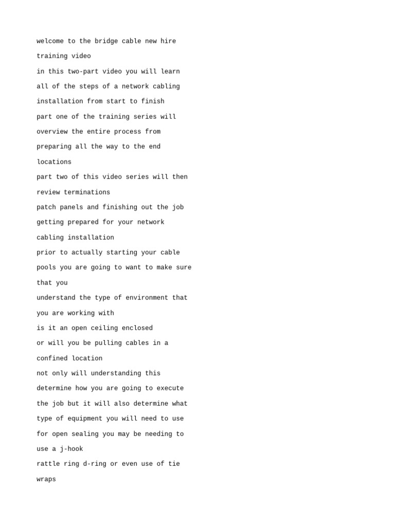 (English (Auto-Generated) ) How To Become A Network Cabling Technician ...