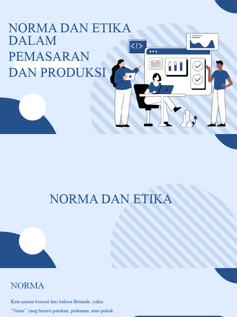 Norma dan Etika dalam Pemasaran dan Produksi | PDF