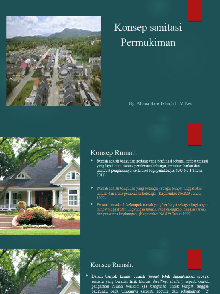 Konsep Sanitasi Permukiman | PDF