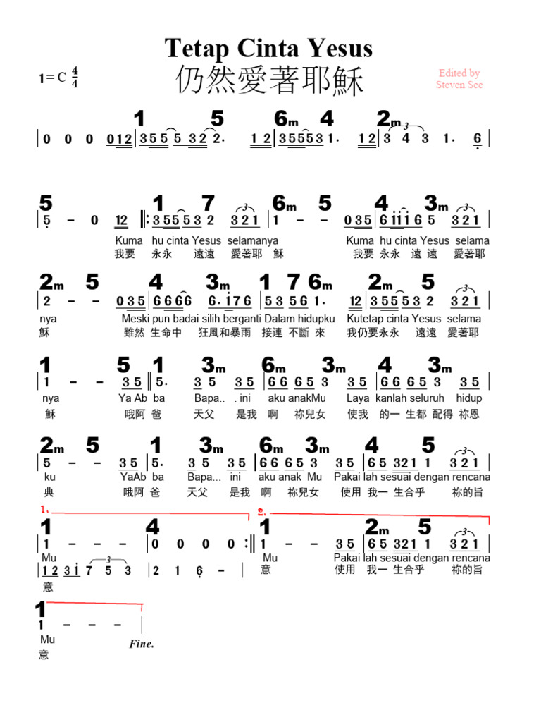 Tetap Cinta Yesus | PDF