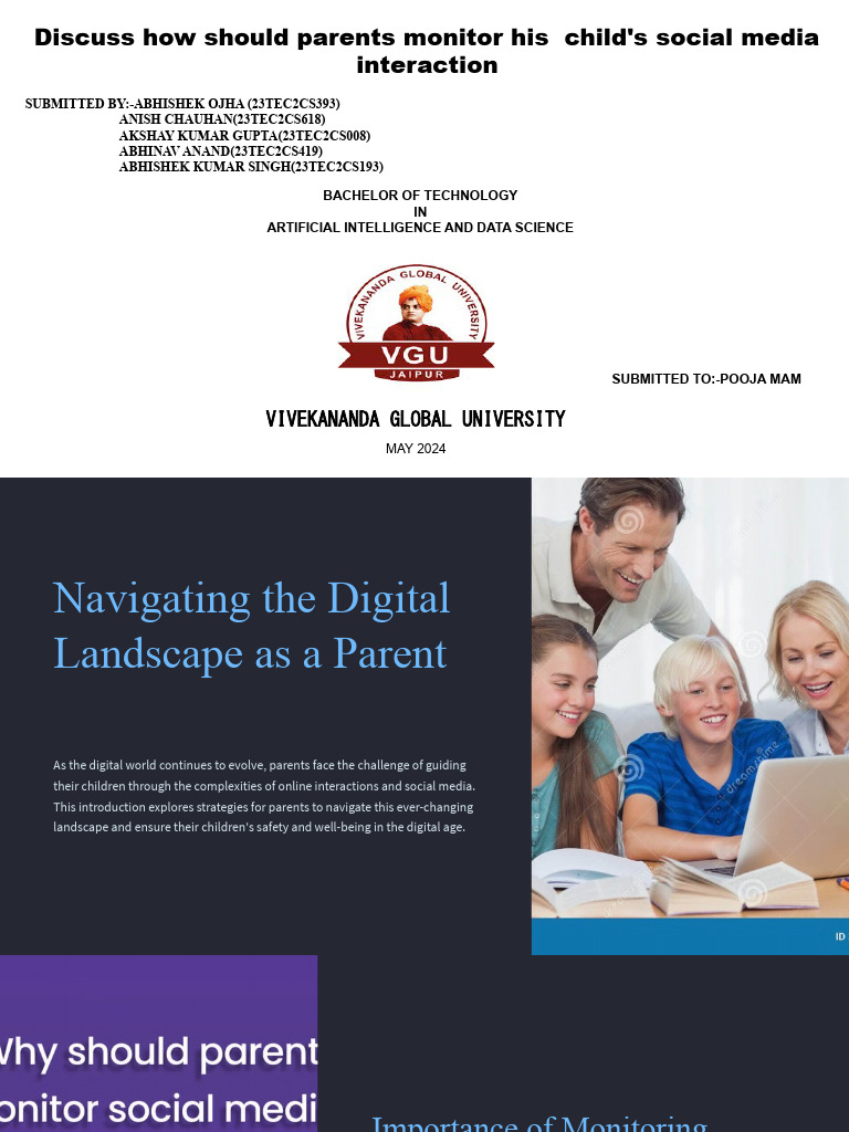 Discuss How Should Parents Monitor His Child's Social Media Interaction ...