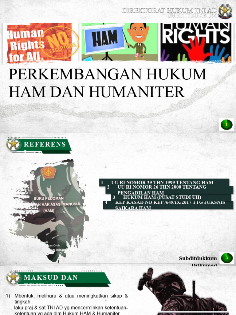Perkembangan Hukum Ham Dan Humaniter | PDF | Politik | Ilmu Sosial