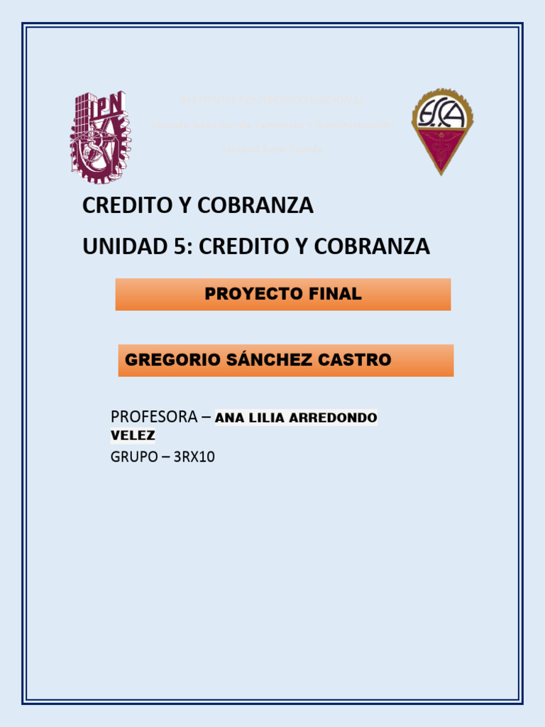 Unidad 5 Actividad 1 Gregorio Sanchez Castro | PDF | Miel | Business