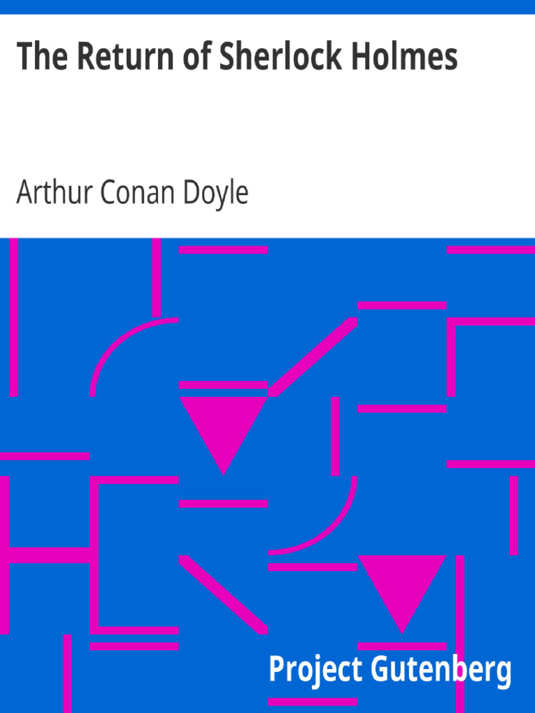 The Adventures of Sherlock Holmes. Conan Doyle | PDF | Sherlock Holmes ...