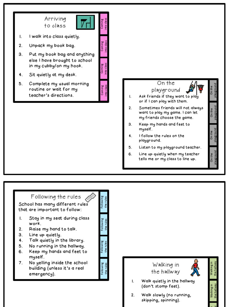Social_skills Cue_cards-3 | PDF | Libraries