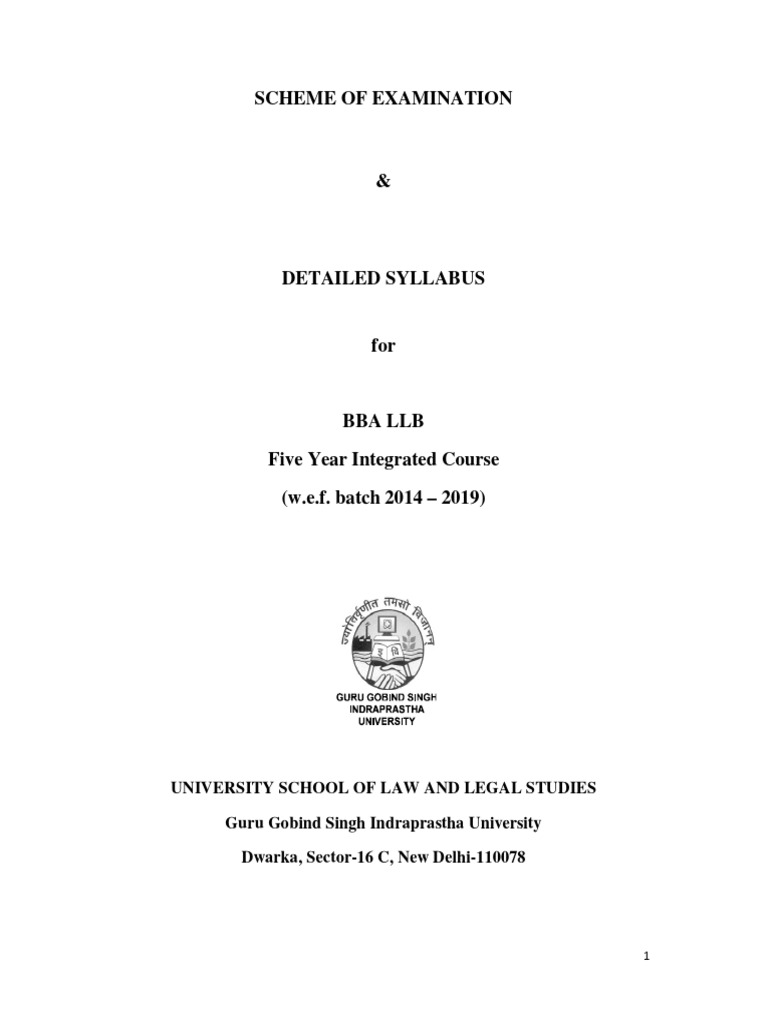 Syllabus BBA LLB | PDF | Capital Budgeting | Demand