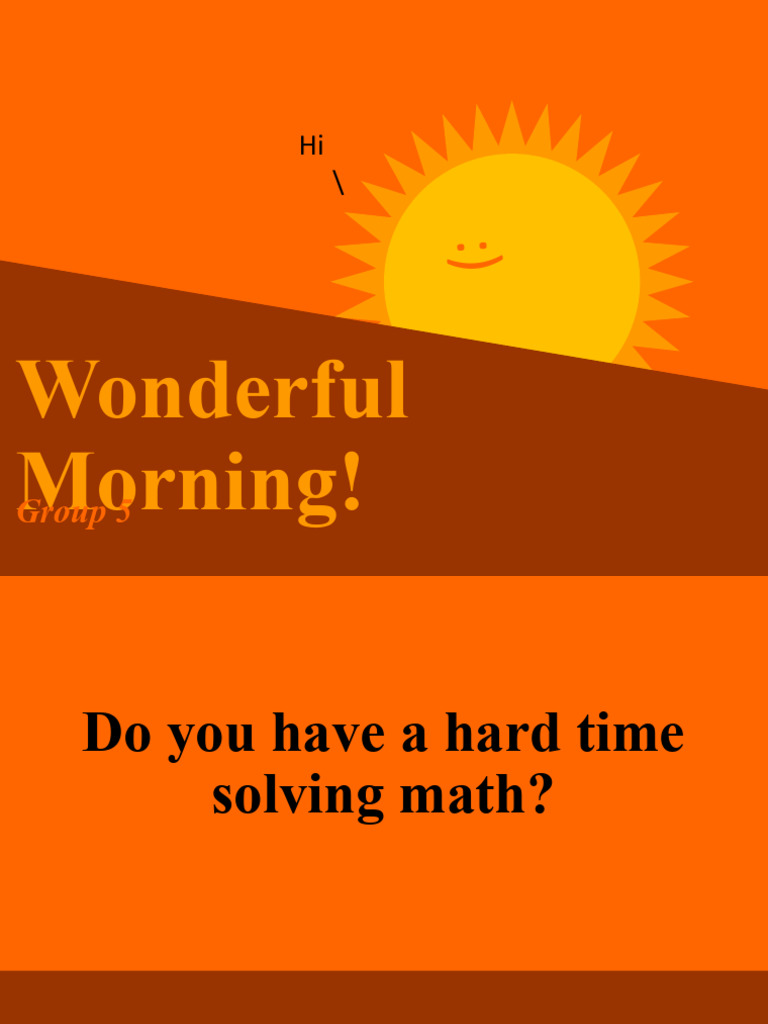 Wonderful Morni-WPS Office | PDF | Mathematics | Cognition