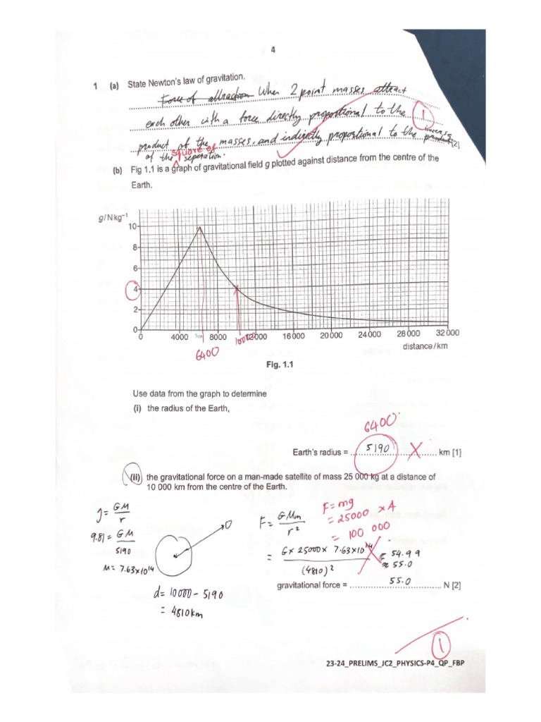 Phy p4 Prelims | PDF