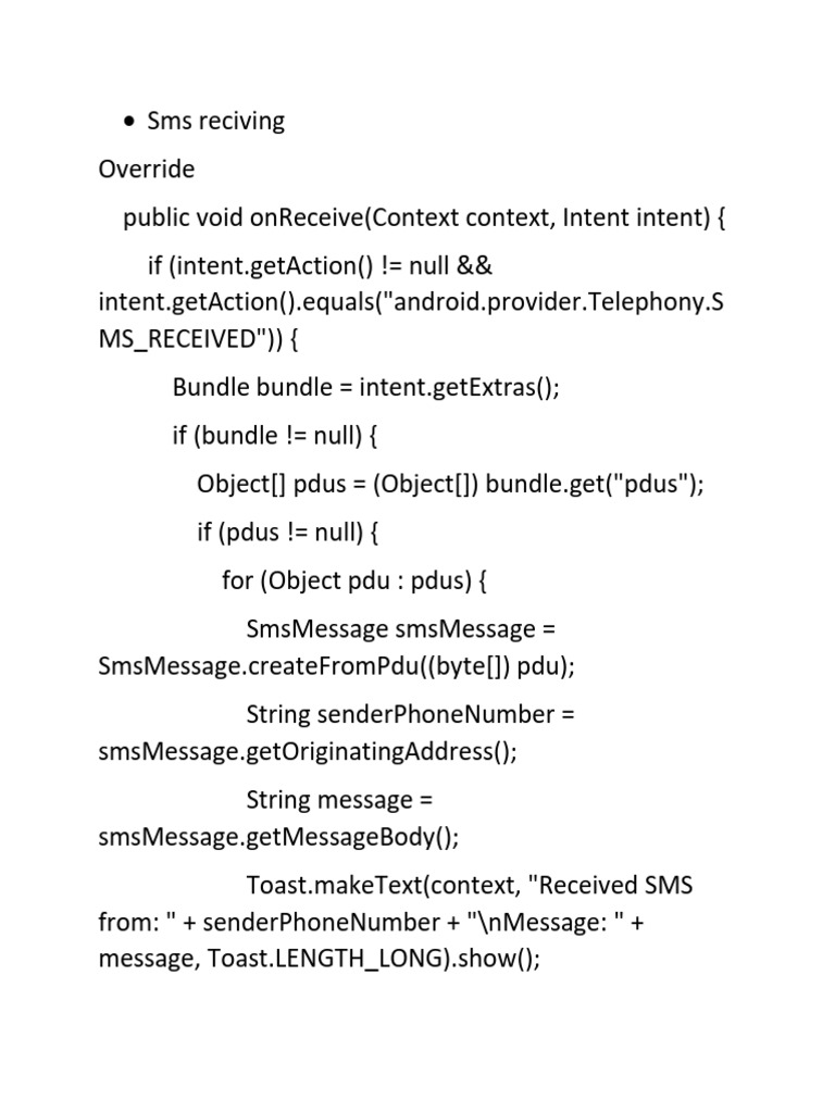Mobileandroid | PDF | String (Computer Science) | Computer Science