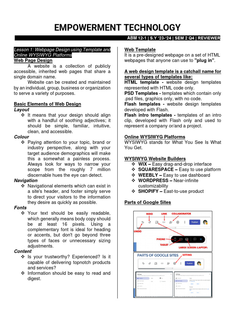 Empowerment Technology 4th Quarter | PDF | Computing | Multimedia
