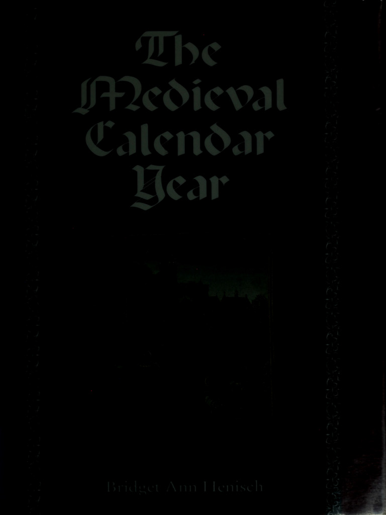 the-medieval-calendar-year | PDF | Adam | Astrological Sign