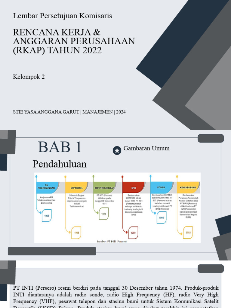 Lembar Persetujuan Komisaris RKAP Kel 2 (1) - Read-Only | PDF | Bisnis
