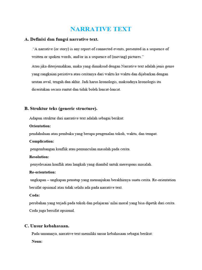 Narrative Text | PDF