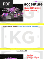 Accenture Study Materials | PDF | Career & Growth | Computers