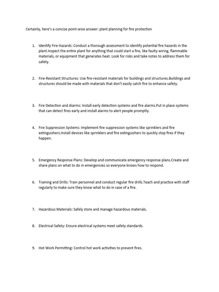 Fire Protection For Plant and Fire Door and Fire Wall | PDF | Fire ...