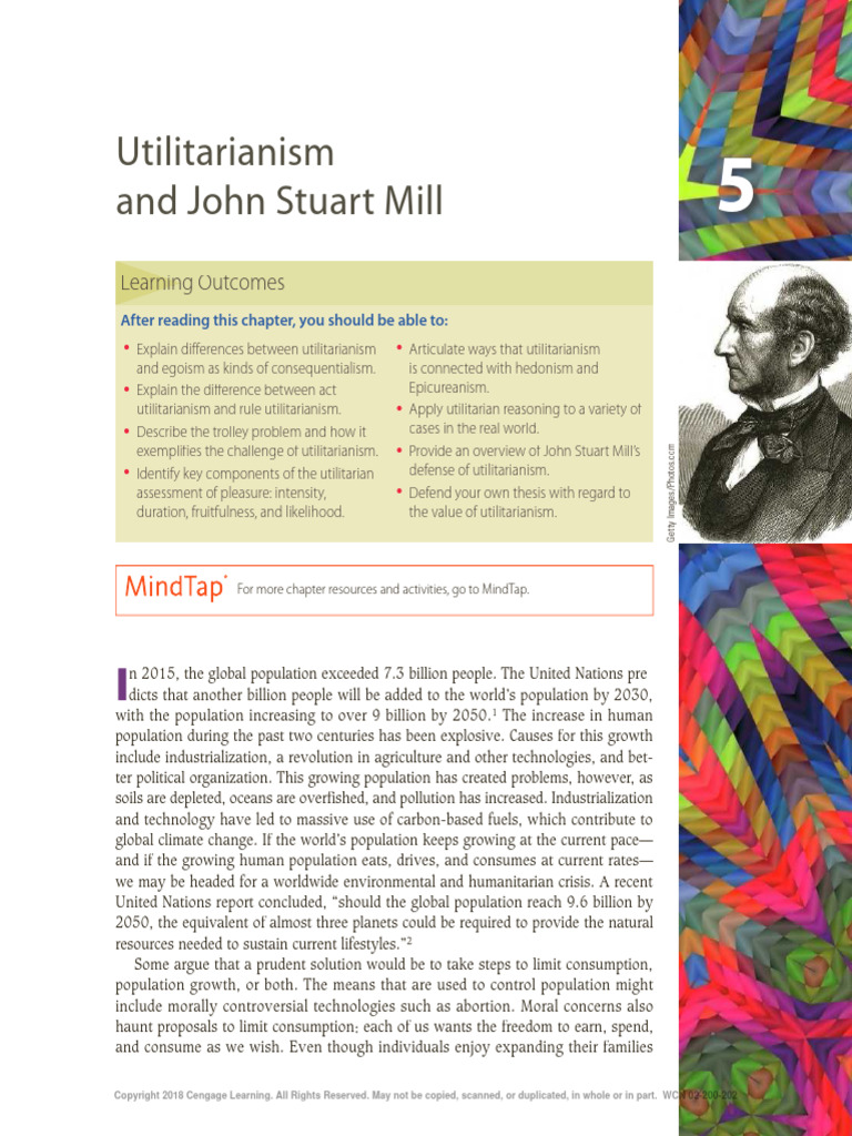 Utilitarianism and John Stuart Mill | PDF | Utilitarianism | Pleasure