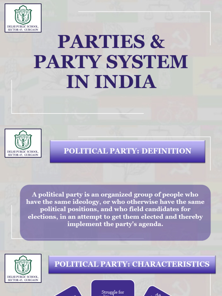 Parties & Party System in India'23 | PDF | Political Parties ...