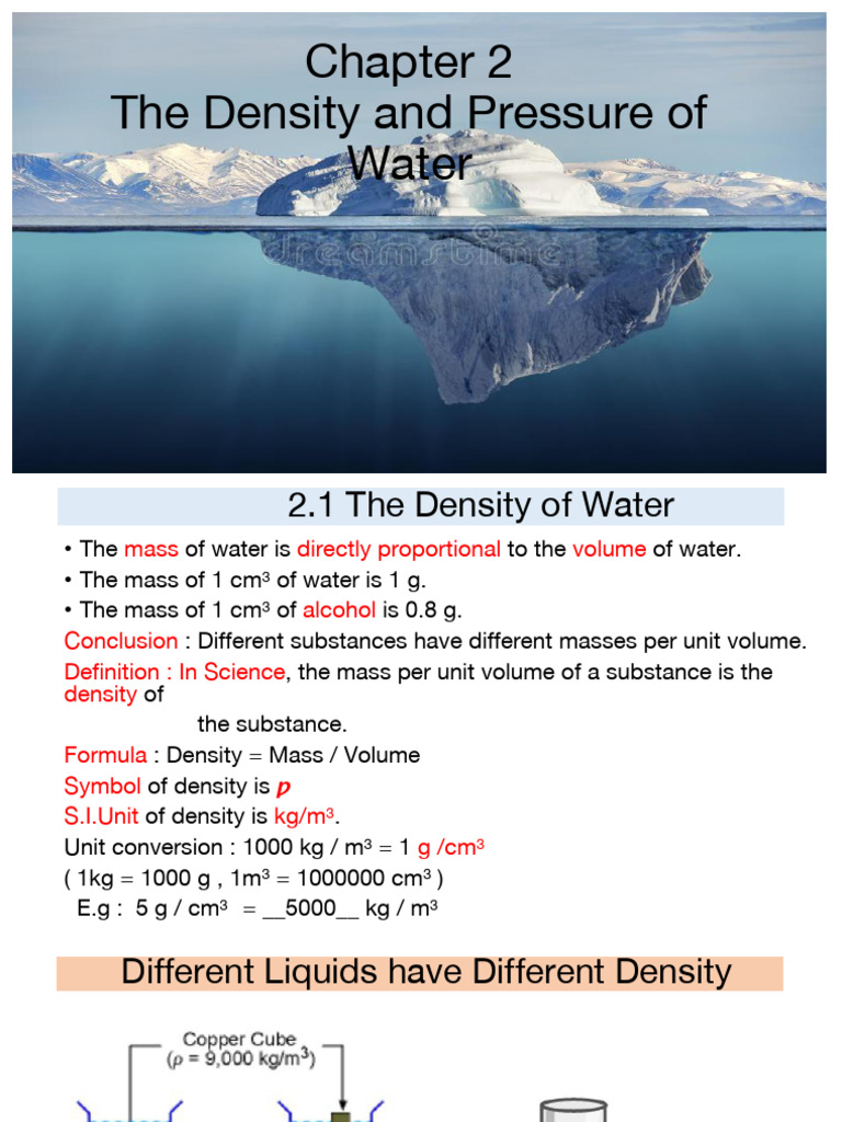 Science Book 1 Chapter 2 | PDF | Density | Buoyancy