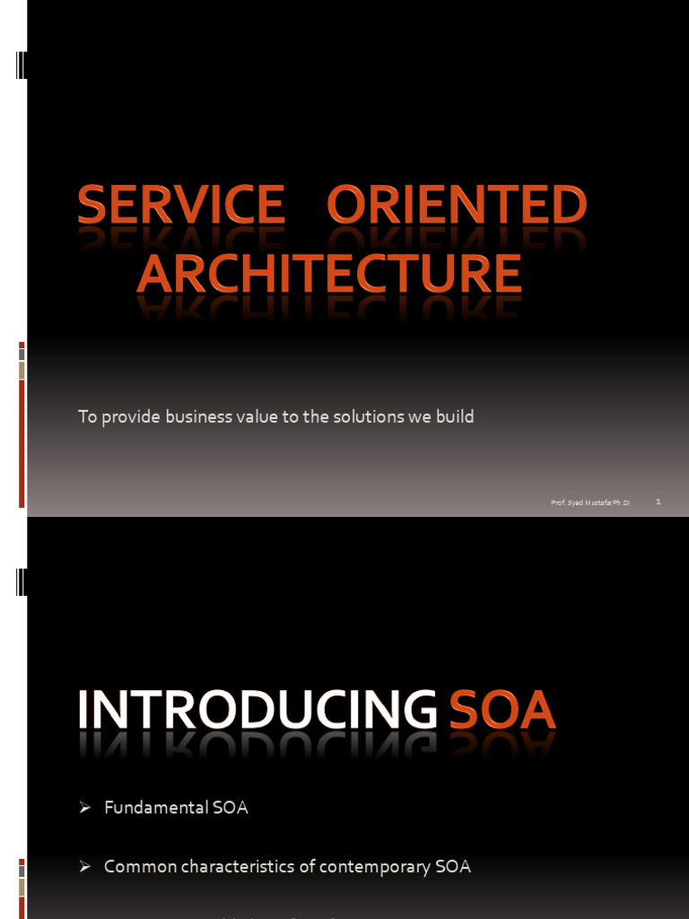 ppt-soa | PDF | Service Oriented Architecture | Soap