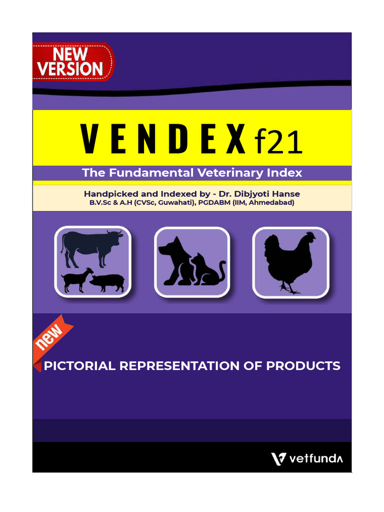 VENDEX f21 - New Edition | PDF | Veterinary Medicine