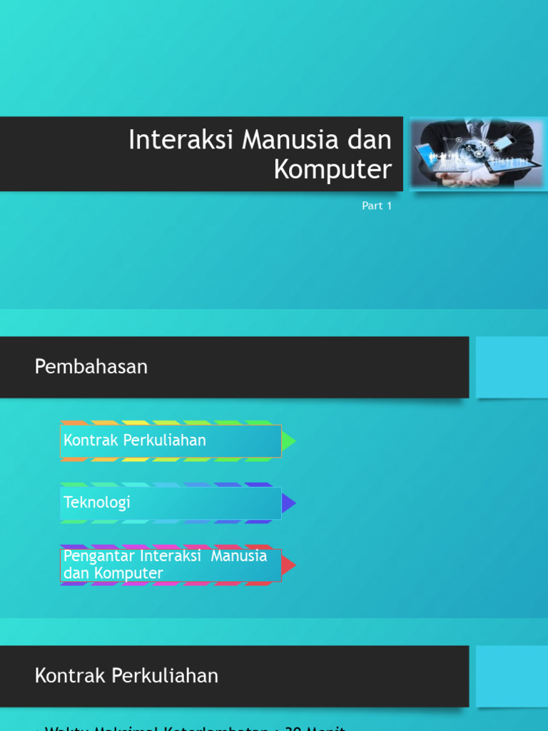 Part 1 - Pengantar IMK | PDF