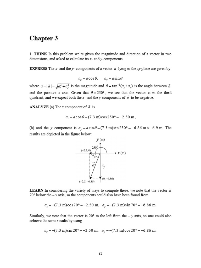 Chapter 3 10th Edition Pdf Euclidean Vector Cartesian